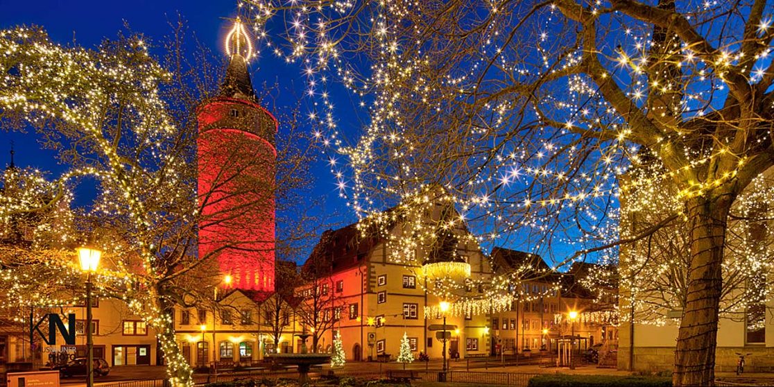 Kitzingen am Main leuchtet zur Weihnachtszeit - Klaus Neuner Photography
